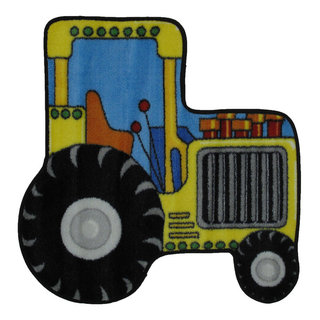 Fun Rugs Fun Time Shape Collection Tractor Area Rug, 31"x31 ...