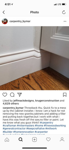 vanity and baseboard | Houzz Forum