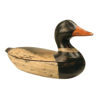 Drake Decoy Box - Rustic - Decorative Boxes - by GwG Outlet | Houzz