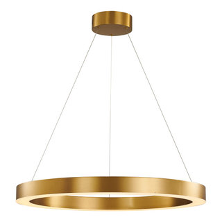 Halo LED Light Fixture, 33 - Modern - Chandeliers - by Design Living ...