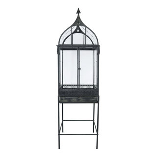 Metal and Acrylic Display Case and Terrarium With Legs for Storage ...