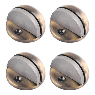 Door Stop Antique Brass Eclipse Dark Floor Mount Bumper Pack of 4 ...