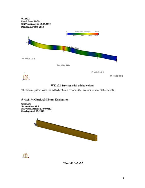Structural Report - Beam Stress