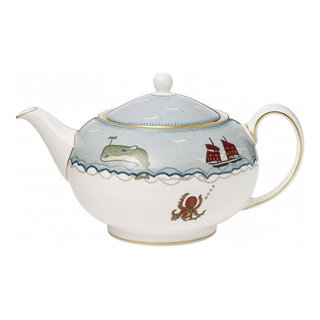 Wedgwood Sailors Farewell Teapot L/S 37.2 oz - Beach Style - Teapots ...