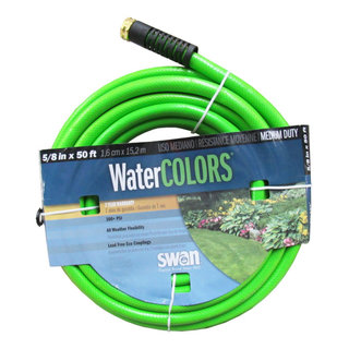 Swan Water Colors 5/8X50 Medium Garden Hose, Green - Modern - Garden ...