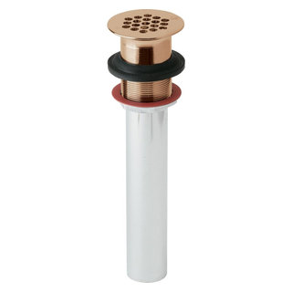 Elkay 1.5" Drain Fitting CuVerro Copper With Perforated Grid and ...
