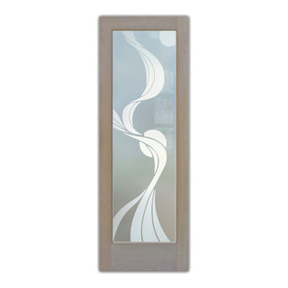 Front Door - Ribbon Reflection Moons - Fiberglass Smooth - 30" x 80 ...