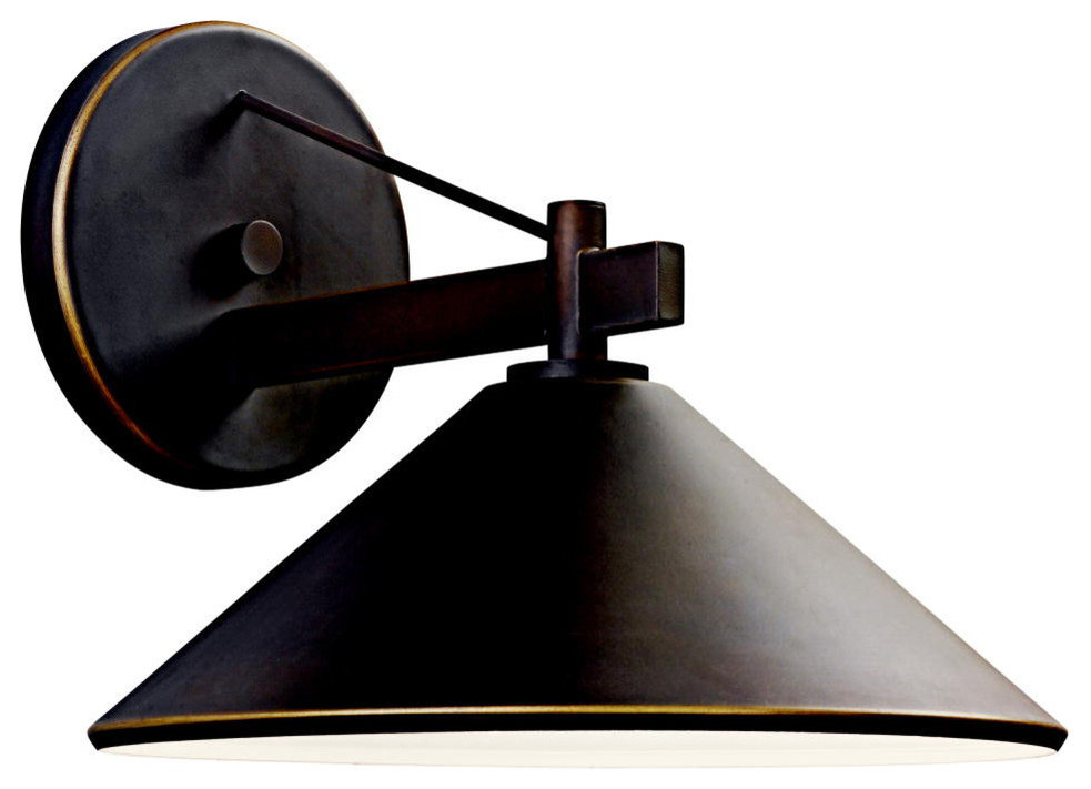 Ripley 1-Light 10" Outdoor XLarge Wall in Olde Bronze, 12.000 ...
