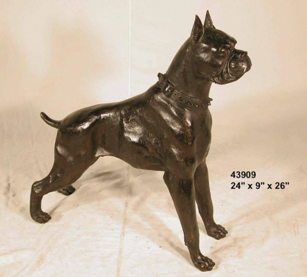 Standing Boxer, 26" - Traditional - Garden Statues And Yard Art - by ...