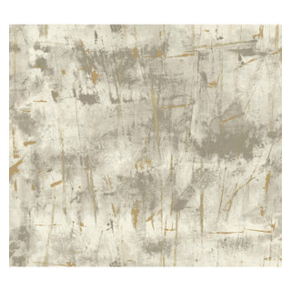 Gray Modern Art Wallpaper - Contemporary - Wallpaper - by York ...