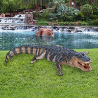 Stalking Swamp Alligator Statue - Contemporary - Garden Statues And ...