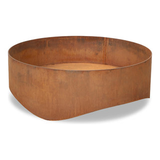 Plodes Wave Fire Pit, Carbon - Contemporary - Fire Pits - by plodes ...