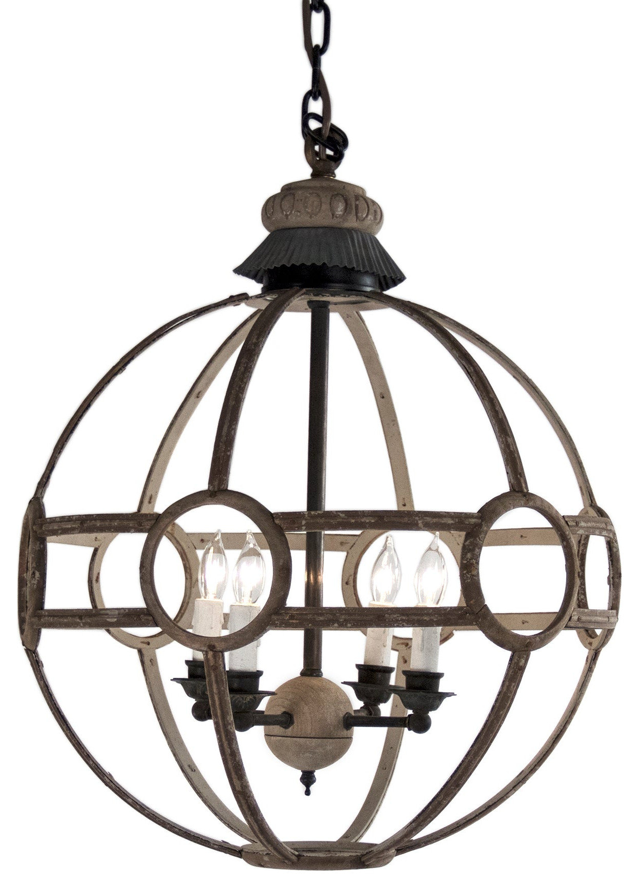 Luca Hanging-Light - Farmhouse - Chandeliers - by Hudson Home Decor | Houzz