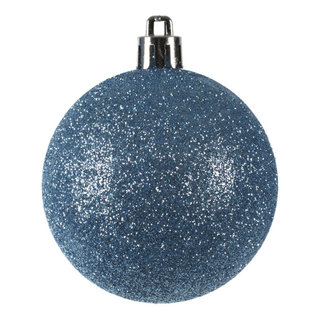 Vickerman 2.4" Periwinkle Glitter Ball 24-Pack, N590629Dg ...