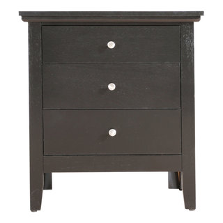 Hammond 3-Drawer Nightstand (26 in. H x 24 in. W x 18 in. D ...