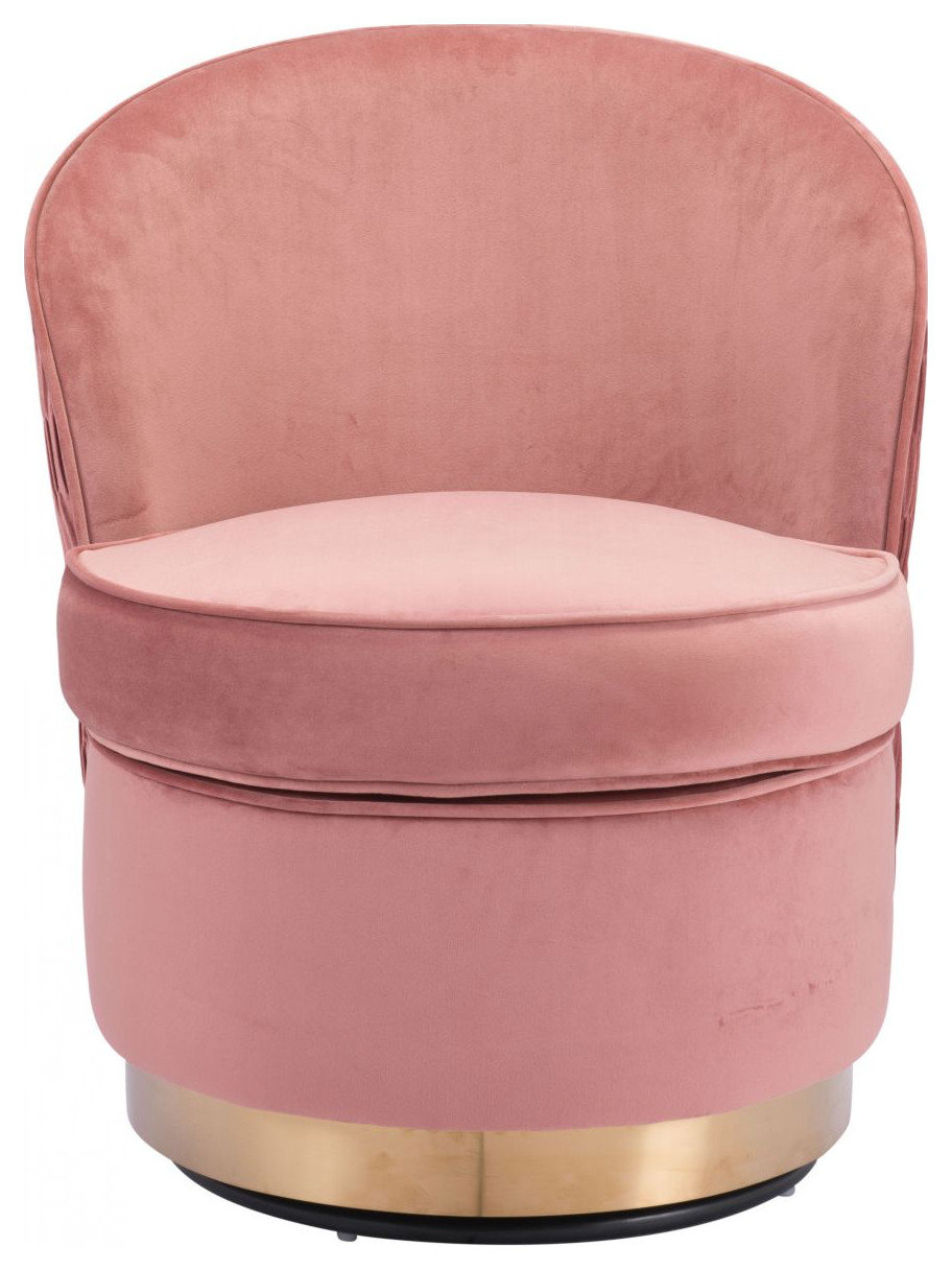 Zelda Accent Chair Pink - Contemporary - Armchairs And Accent Chairs ...