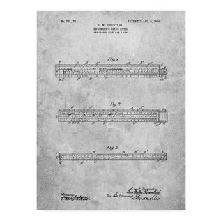 "Engineers Slide Rule" by Cole Borders, Canvas Art, 47"x35 ...