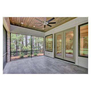 Stucco and Reclaimed Brick Modern French Country - French Country ...