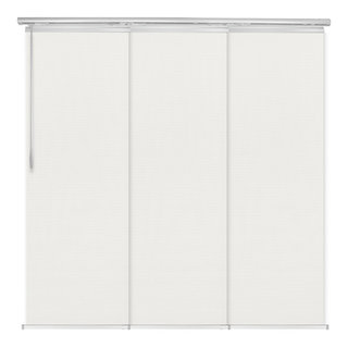 Amour 3-Panel Track Extendable Vertical Blinds 36-66"W, 91.4" H ...
