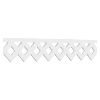 Wolford Architectural Grade PVC Running Trim, 8"H x 5/8"P x 48"L ...