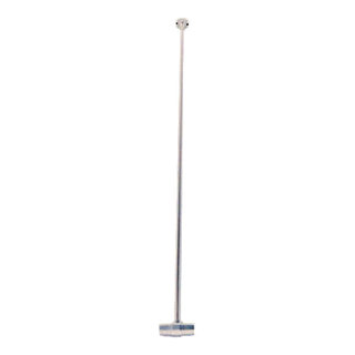 Vintage Curtain Rail Ceiling Support - Traditional - Shower Curtain ...