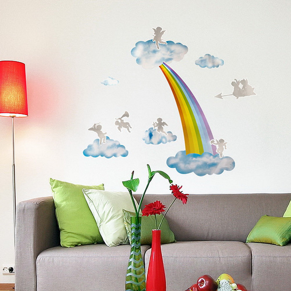 Rainbow - Wall Decals Stickers Appliques Home Decor - Contemporary ...