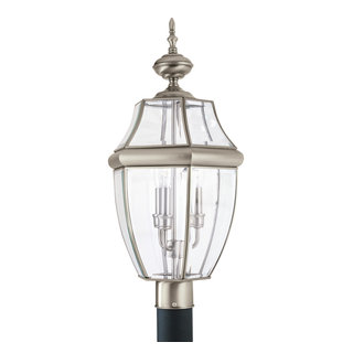 Generation Lighting 8239EN Lancaster 3 Light 24" Tall LED Post ...