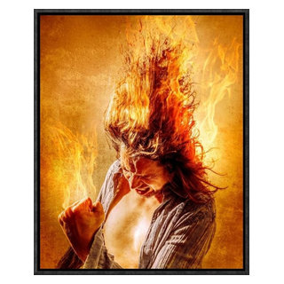 "Heat Miser" Artwork, 12.8"x16" - Contemporary - Prints And Posters ...