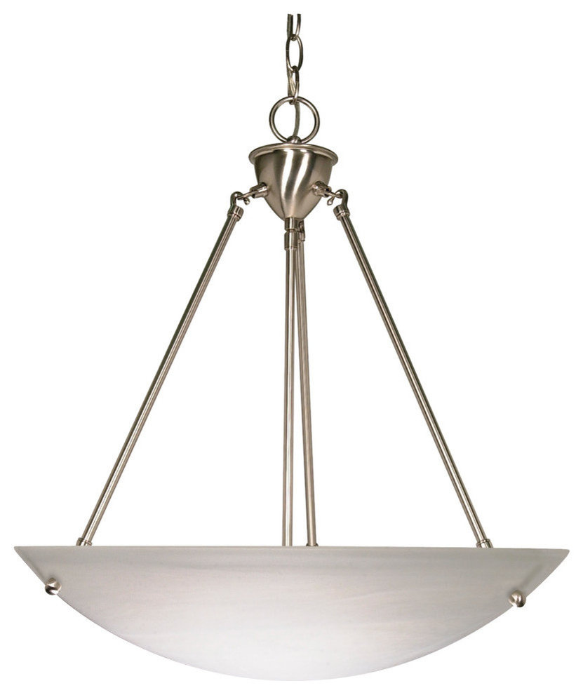 Transitional 3 LT Pendant, Brushed Nickel Finish - Transitional ...