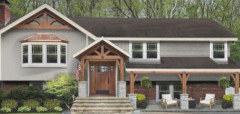Tudor Split Level Exterior Makeover