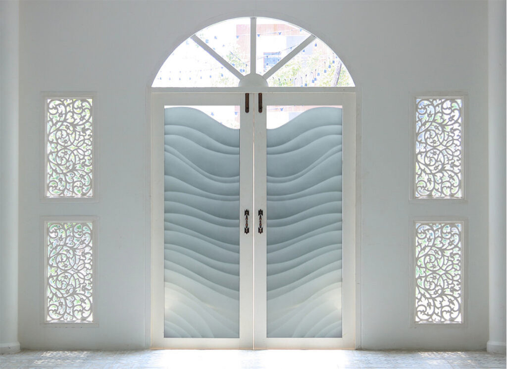 Interior Prehung Door or Interior Slab Door - Dreamy Waves - Primed ...