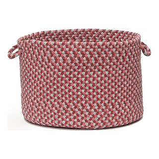 Colonial Mills Basket Boston Common Winter Blues Round, 14"x14"x10 ...