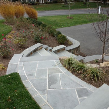 Bluestone Retaining Walls - Photos & Ideas | Houzz