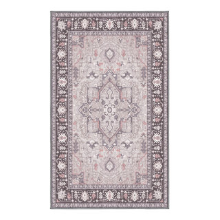 Washable Era Vintage Area Rug, Rectangle 3'x5' - Mediterranean - Area ...