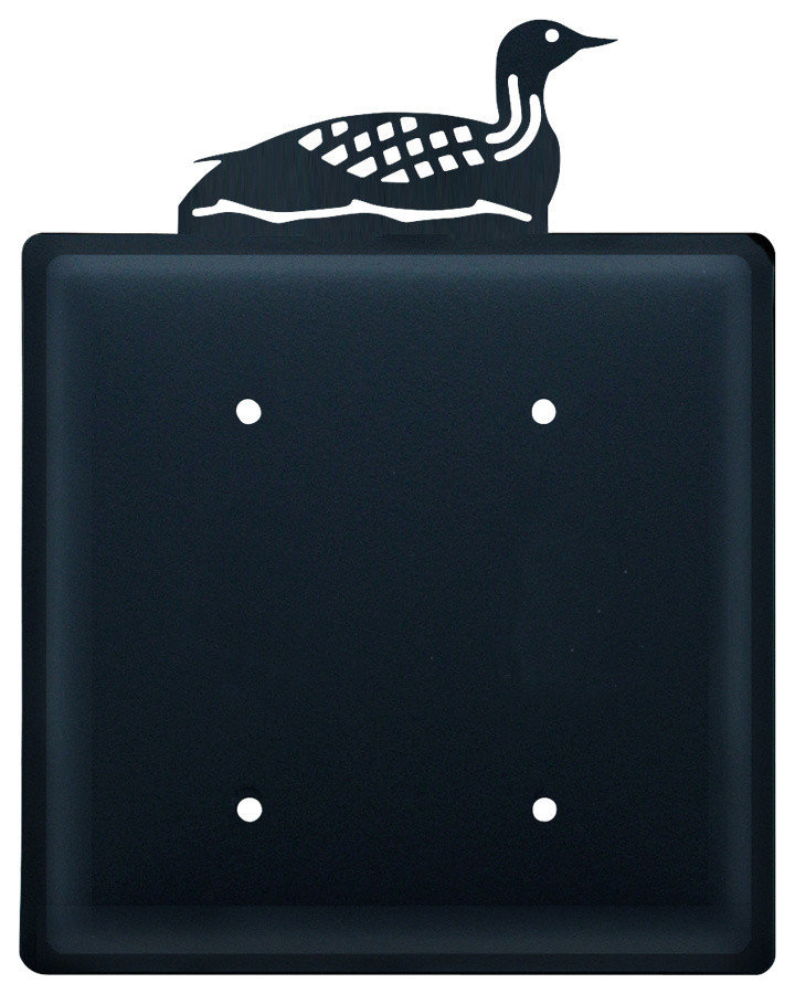 Rooster Double Electrical Cover - Rustic - Switch Plates And Outlet ...