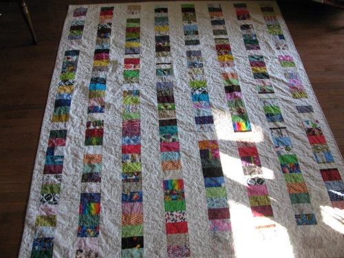 Coin quilt completed