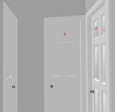 How to fix 2 doors next to each other | Houzz Forum