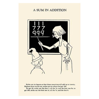 A Sum in Addition, 20" x 30" - Traditional - Prints And Posters - by ...