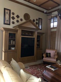 ideas to redesign room. 14 ft ceilings. Two walls floor to ceiling win