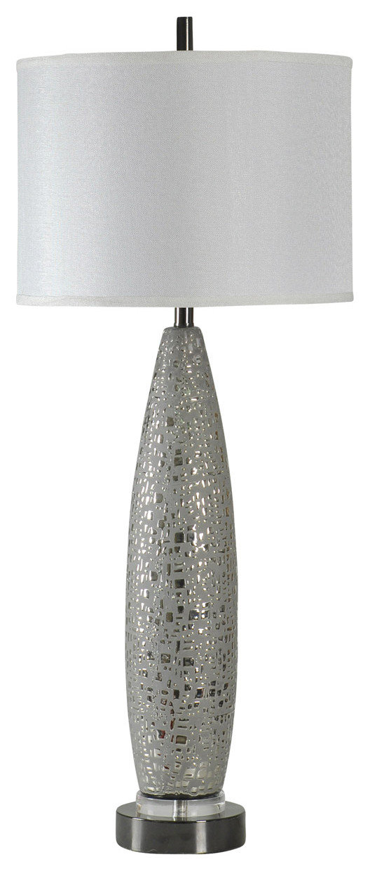 Signature 1 Light Table Lamp, Silver, 17" - Transitional - Table Lamps ...