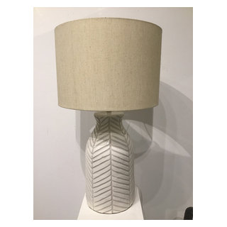 Sabrina Table Lamp - Cream - Transitional - Table Lamps - by BASSETT ...
