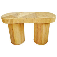 Deco Rattan Stick Console Table - Tropical - Console Tables - by Design ...