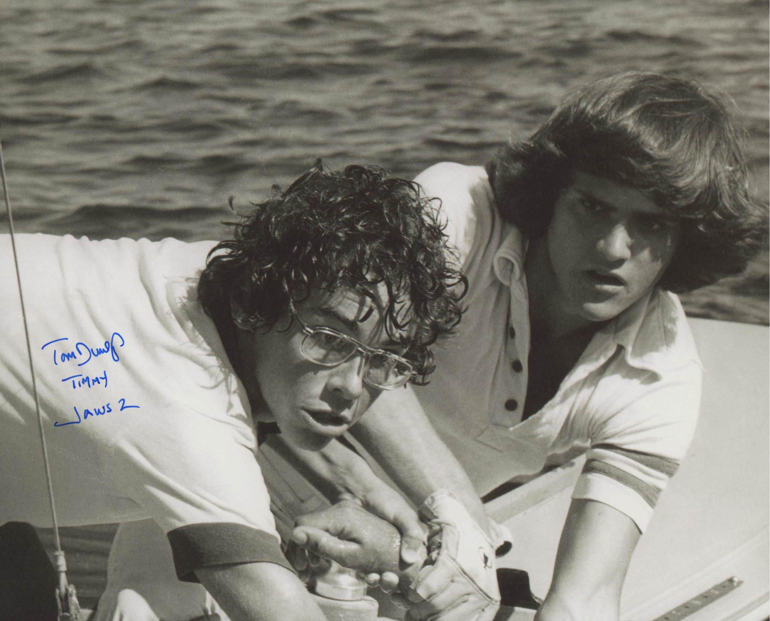 Jaws 2 Signed Movie Photo, Custom Frame - Contemporary - Prints And Posters - by Dream On ...