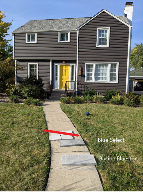 Help me choose the bluestone for my front stoop