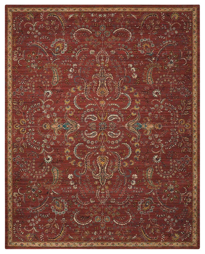 Nourison Nourison 2020 Brick Area Rug, 5'3"x7'5" - Traditional - Area ...