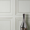 Distinctive Grey Square Panel Wallpaper, Bolt - Transitional ...