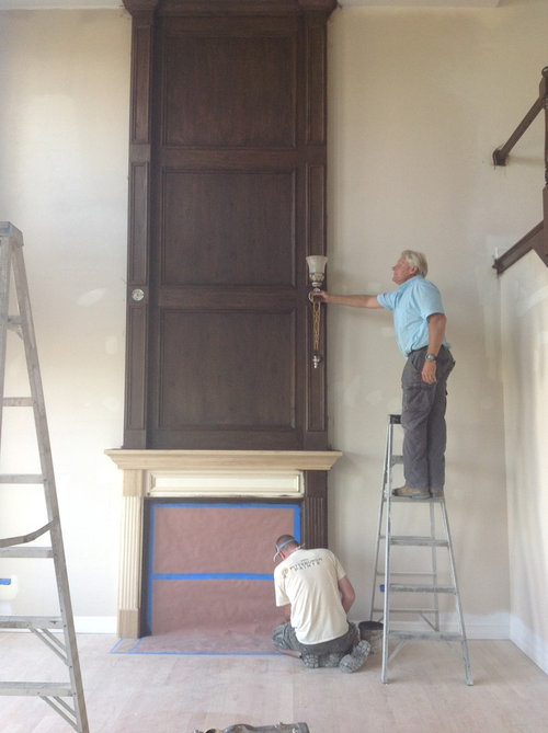 fireplace wall sconce