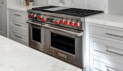 Should I increase depth of cabinets so Wolf Gas Range installs flush?
