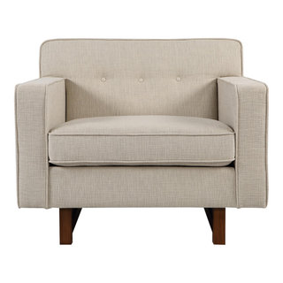 Kardiel Kennedy Mid Century Modern Club Chair Premium Fabric Transitional Armchairs And Accent Chairs by Kardiel Houzz