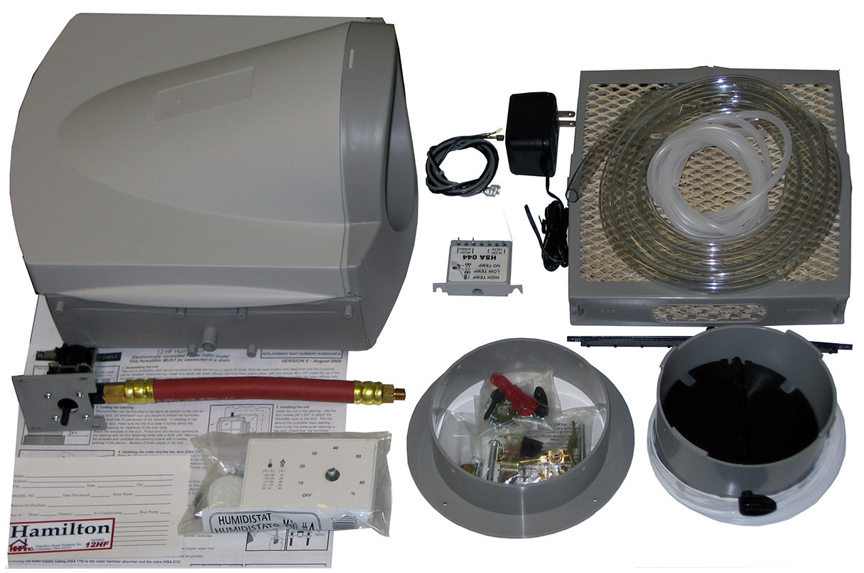 Hamilton Whole House Furnace Mount Flow Through Humidifier ...